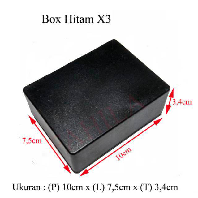 Box hitam plastik X3 | Lazada Indonesia