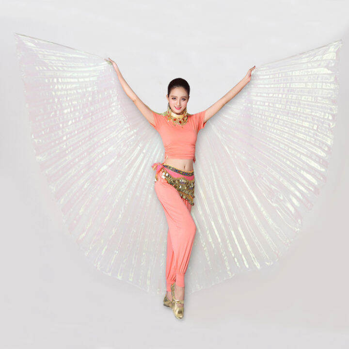 Belly Dance Performance Dance Props Adult Big Golden Wings Performance ...