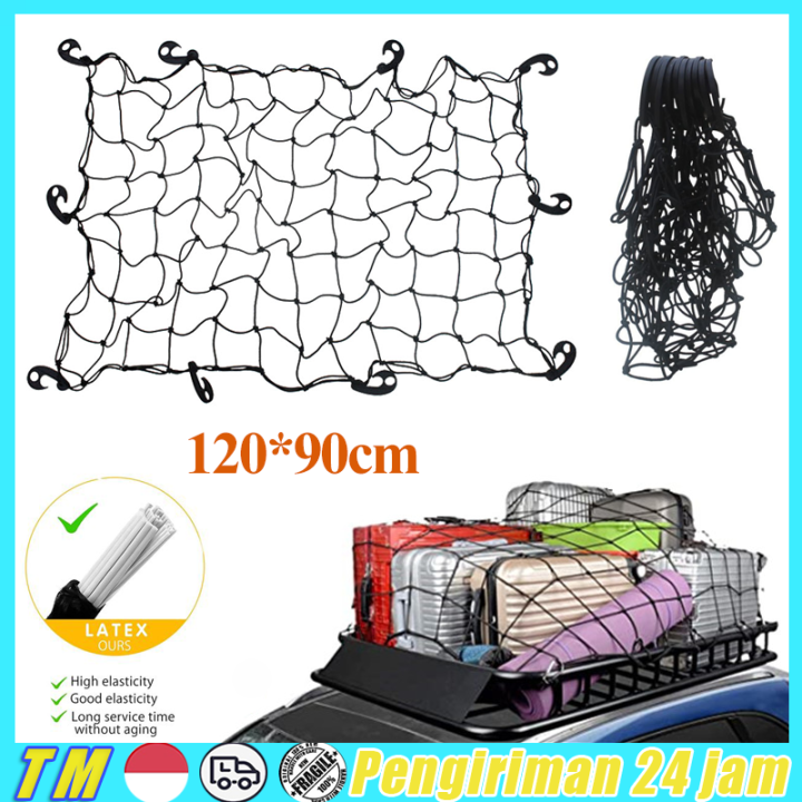 120*90cm Jaring Atap Mobil Cargonet Cargo Net Atap Mobil Tali Atap ...