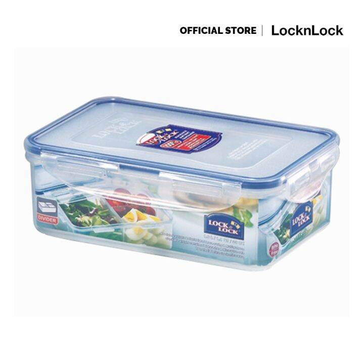 LocknLock HPL817C-A Rect Foodkeeper w Divider 1L♞ | Lazada PH