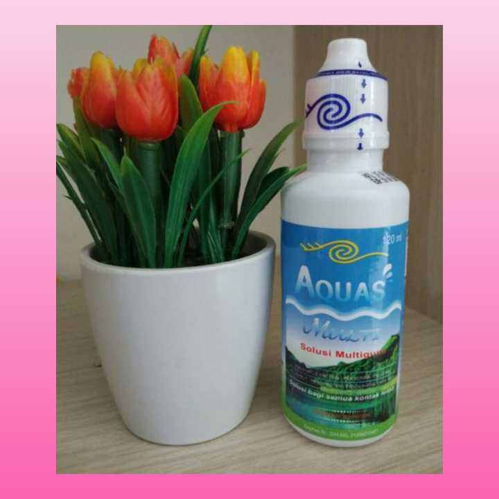 Cairan Softlens Aquas 120 ml / Air Softlens Aquas 120 ml | Lazada Indonesia