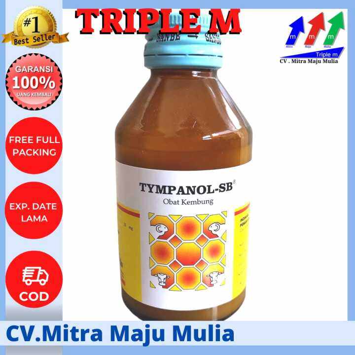 Tympanol SB 100 ml TRIPLE M - Obat Kembung Ternak Sapi Kambing Sanbe ...