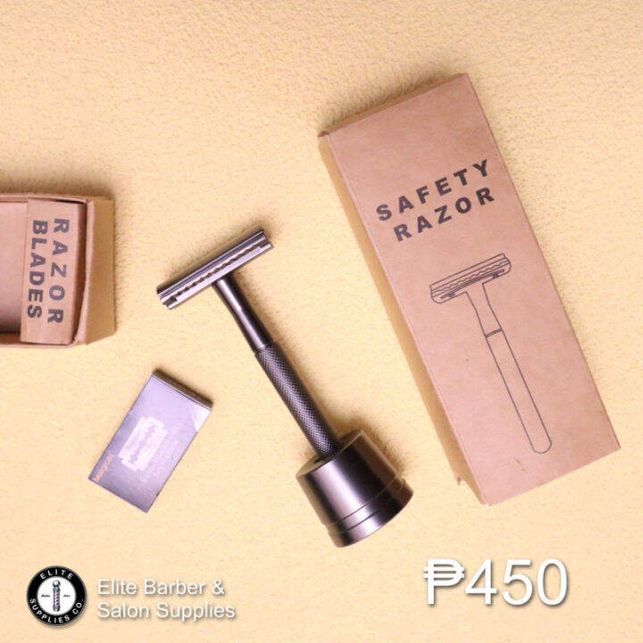 safety razor with stand double edge | Lazada PH