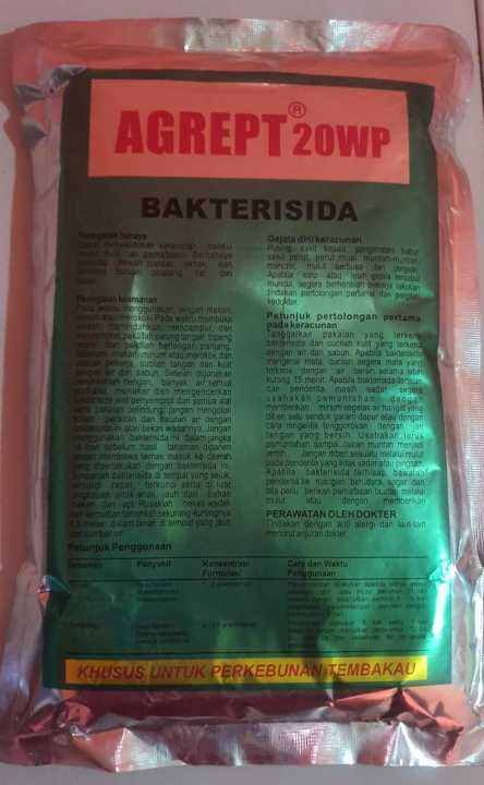 Agrept 20wp Bakterisida Kemasan 500gr untuk mengendalikan penyakit layu bakteri pada tanaman ...