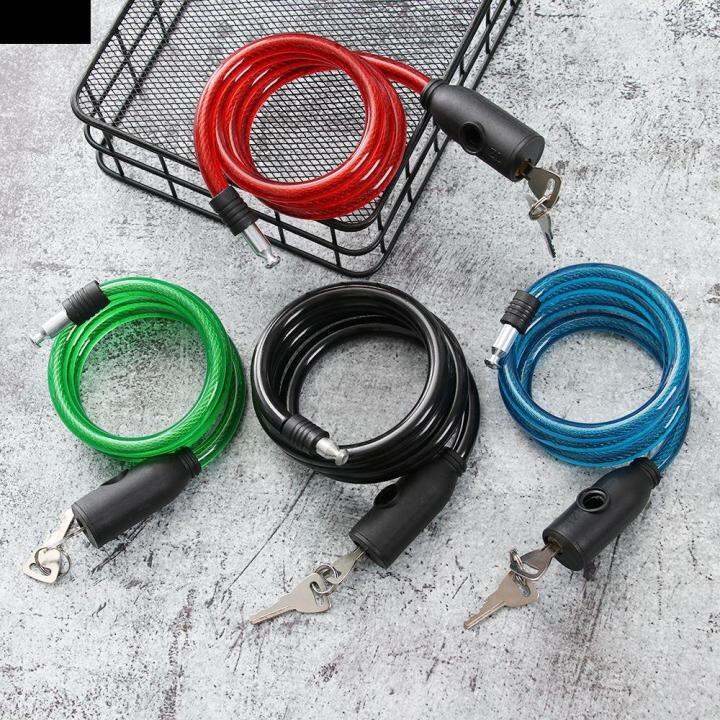 อุปกรณ์เสริมล็อคจักรยานเหล็กสำหรับการขี่จักรยานแบบพกพาอุปกรณ์ป้องกันการ ...