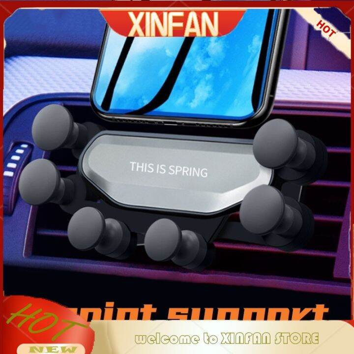 XINFAN Universal Gravity Bracket Auto Car Phone Holder Air Vent Mount ...