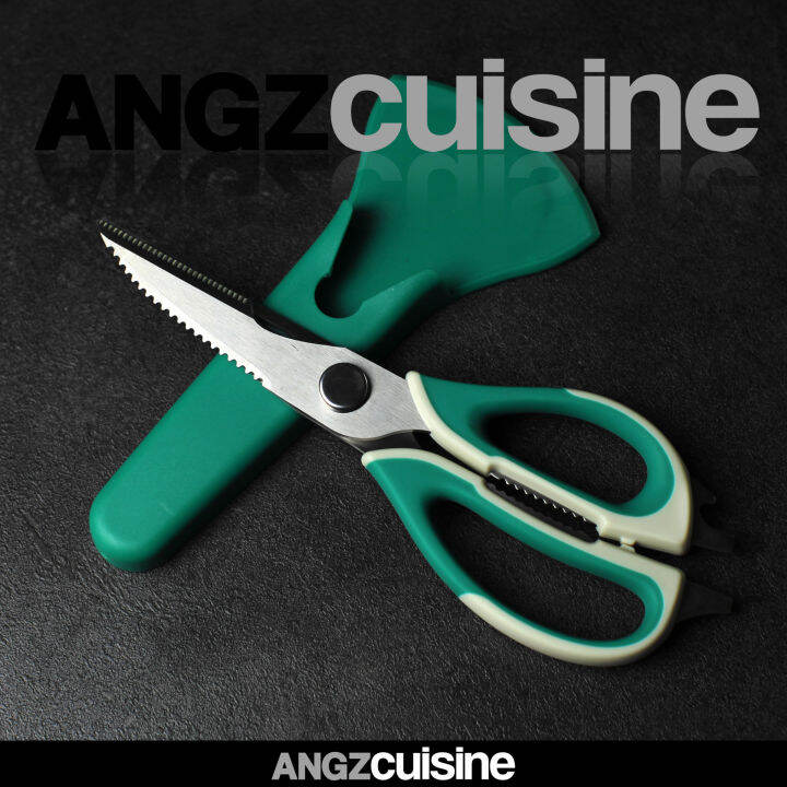 Kitchen Scissors 8 in 1 Gunting Dapur Serbaguna Magnetik | Lazada Indonesia