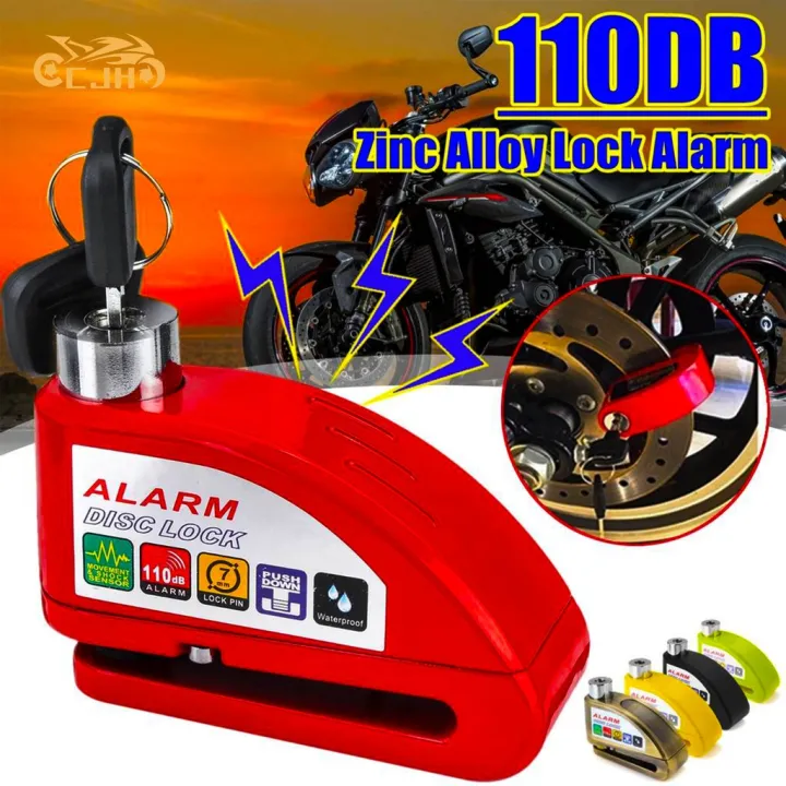 Heavy Duty Motorcycle Alarm Systems Motor Disc Lock | Lazada PH
