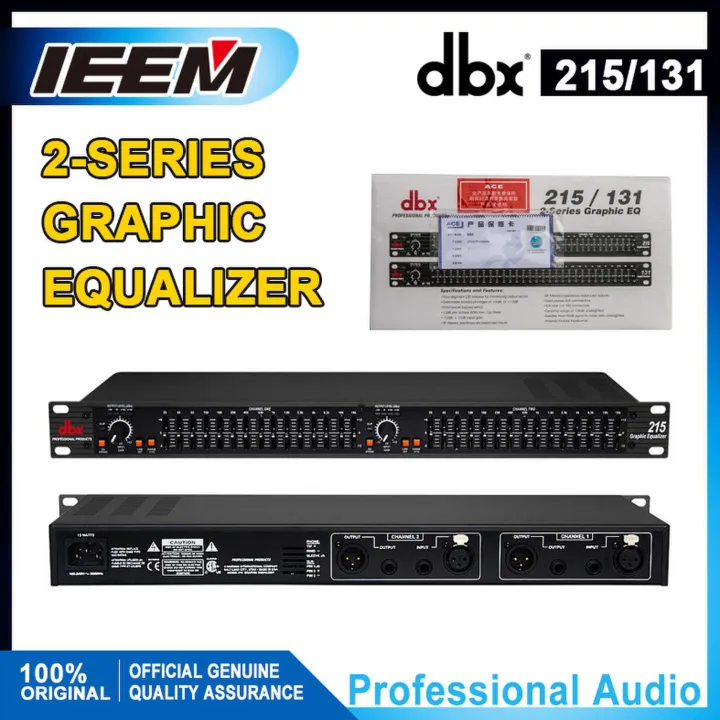 DBX 215/131 Graphic Equalizer dbx equalizer 15 band Dbx (black Color ...
