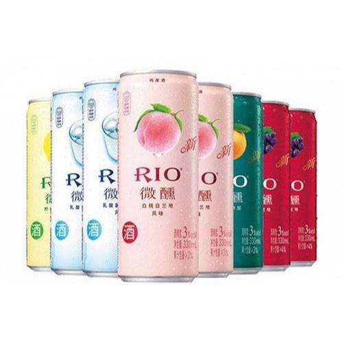 Rio Assorted 3 Fruit Juice Soda Drink Peach Lemon Yogurt Grape Lychee ...
