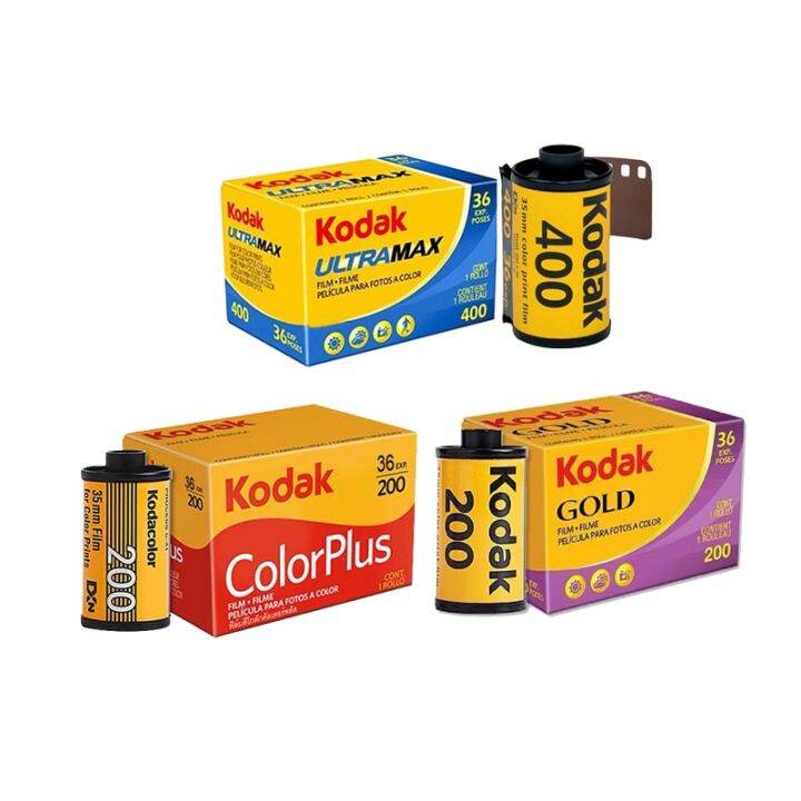 New KODAK ColorPlus 200 /UltraMax 400/Gold 200 Color Print 35mm Film 36 Exposure per Roll Fit ...