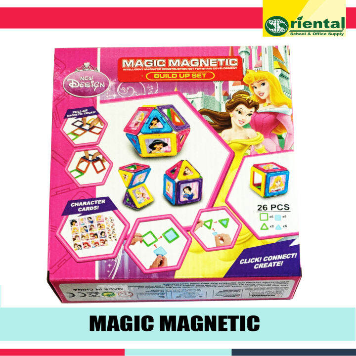 Magic Magnetic Construction Build Up Set - Magnetic Tiles - JH8832 ...