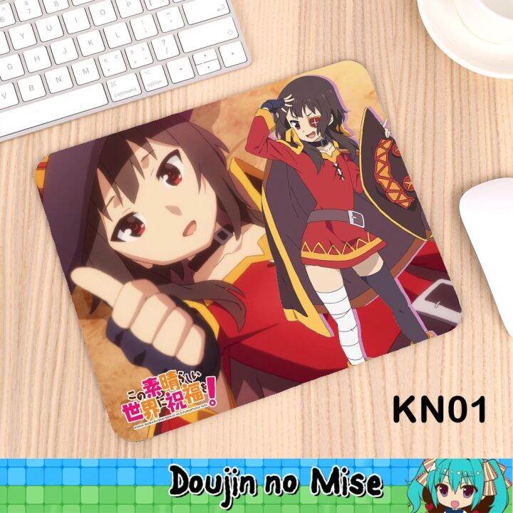Konosuba Kono subarashii sekai ni shukufuku wo Megumin Aqua Kazuma Darkness Mousepad Mouse Pad ...