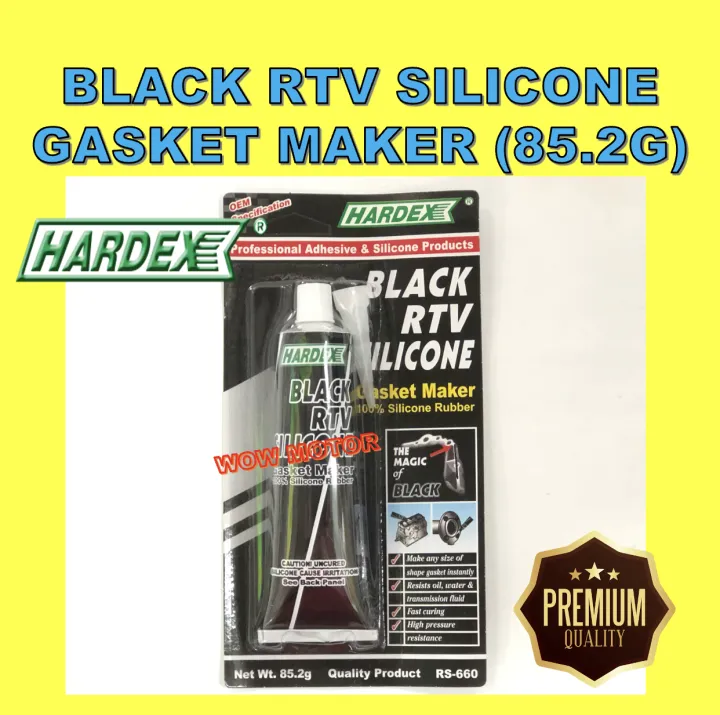 HARDEX BLACK RTV SILICONE GASKET MAKER HARDEX GUM GASKET ENGINE GUM ...