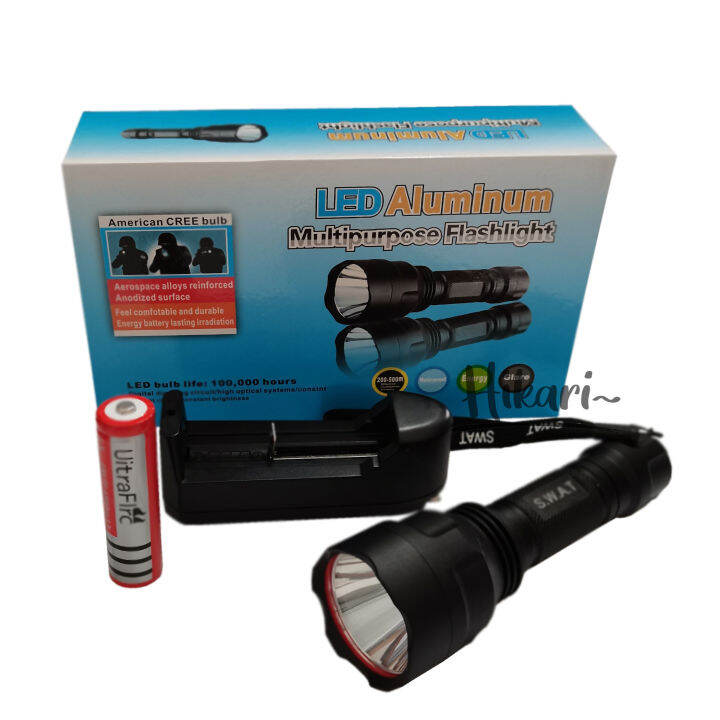 Senter SWAT C8 Kuning | Lazada Indonesia