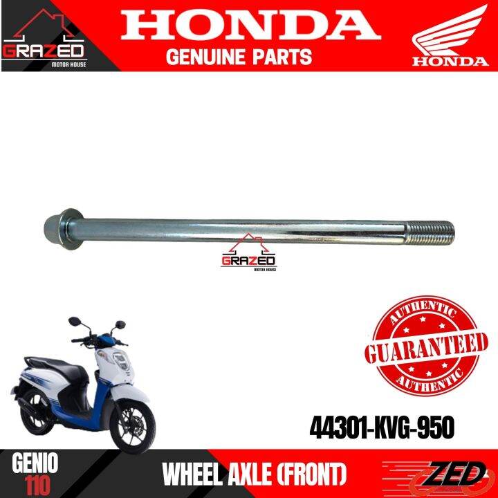 FRONT WHEEL AXLE (EHE) for Honda Click V2 125, 150 & Genio (44301-KVG ...
