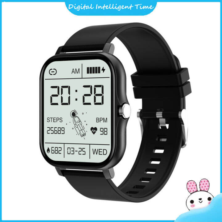 GT20 Smart Watch Heart Rate Sleep Blood Pressure Monitor Watch 1.69” HD ...