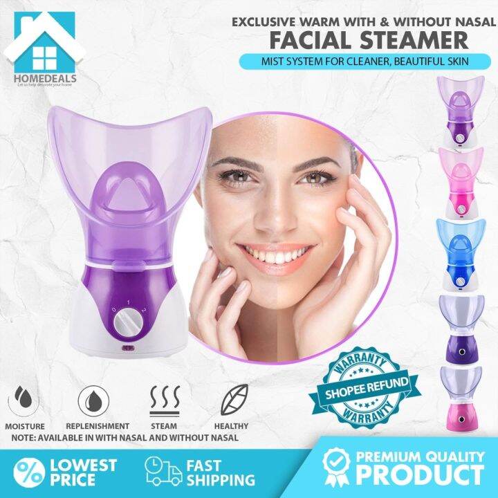 NEW Facial Steamer Spa Sinus Steam Inhaler Mist Moisturizer Nano ...