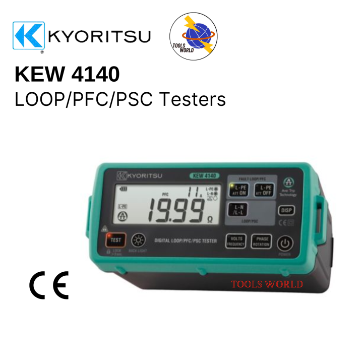 Kyoritsu KEW 4140 LOOP/PFC/PSC Testers - Original - 1 Year Warranty ...