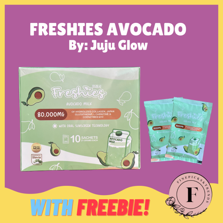FRESHIES Avocado by Juju Glow with FREEBIE | Lazada PH