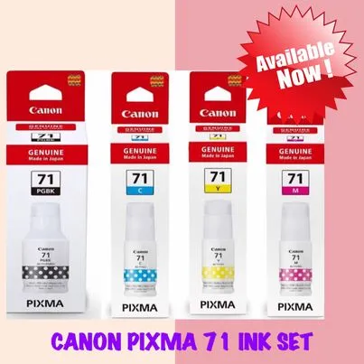 CANON PIXMA 71 INK ALL COLORS | Lazada PH