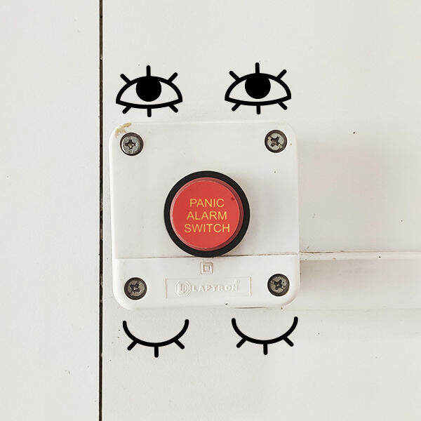 3 Pcs Blinking Eyes Set Light Switch Decal Sticker Whim Manila - DIY ...