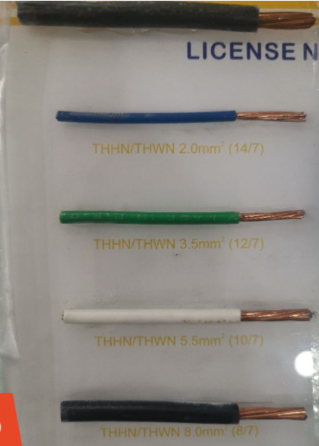 Wiremax&Boston THHN Stranded Wire #14/7 2.0mm,12/7 3.5mm,10/7 5.5mm,8/7 ...