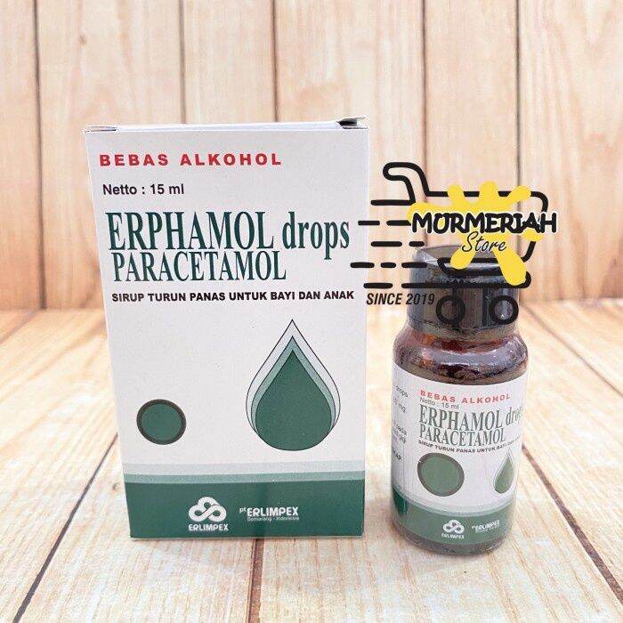 ERPHAMOL DROPS 15 ml-Obat Drop Demam Panas Bayi | Lazada Indonesia