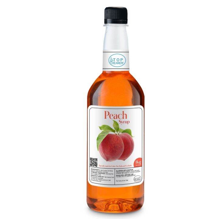 TOP CREAMERY PEACH SYRUP 1KG | Lazada PH