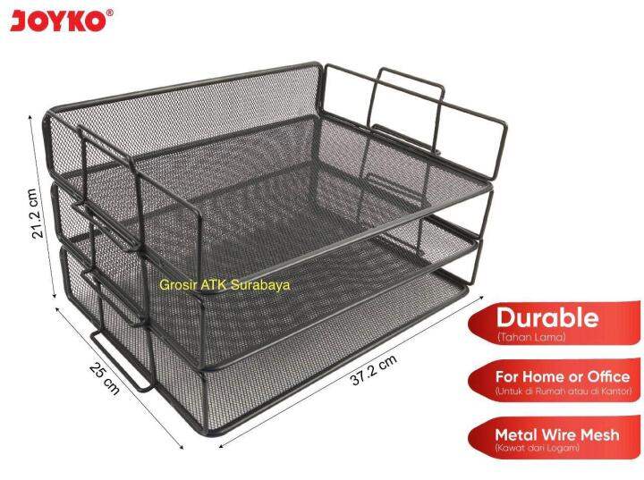 Document Tray Organizer Wadah Kertas Dokumen Joyko 3 Tingkat DT-34 DT ...
