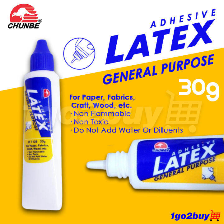 Chunbe Adhesive Latex White Glue For Paper Fabrics Craft Wood 30g ...