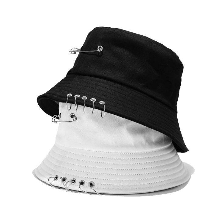 Cap For Woman Bucket Hat Rings Safety Pin Bucket Hat For Man Woman