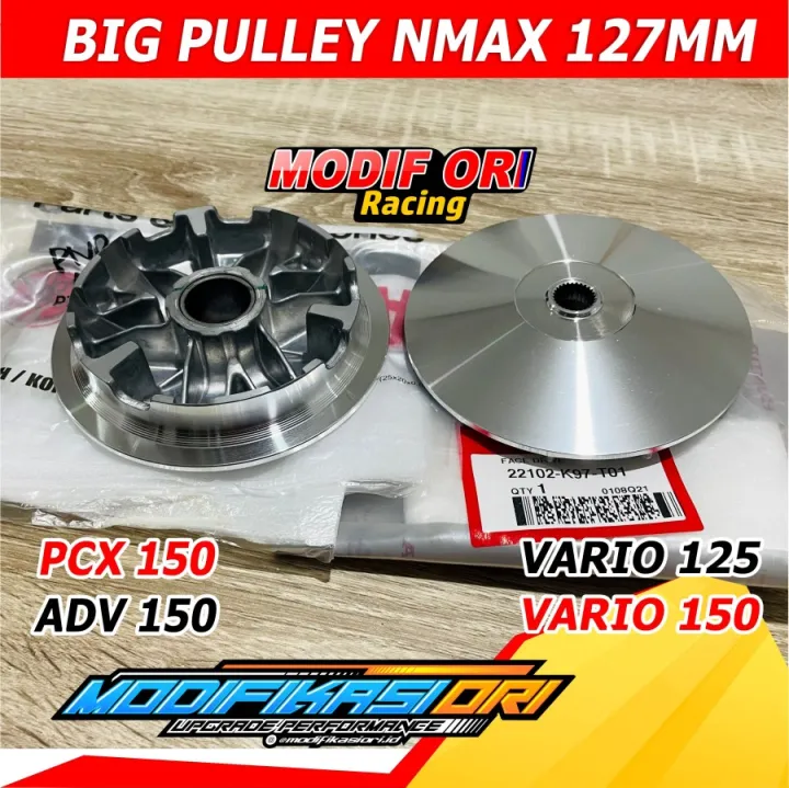 PULLEY NMAX 127 MM - Pnp Vario 125-150 Big Pulley PCX-ADV 150 bubut ...