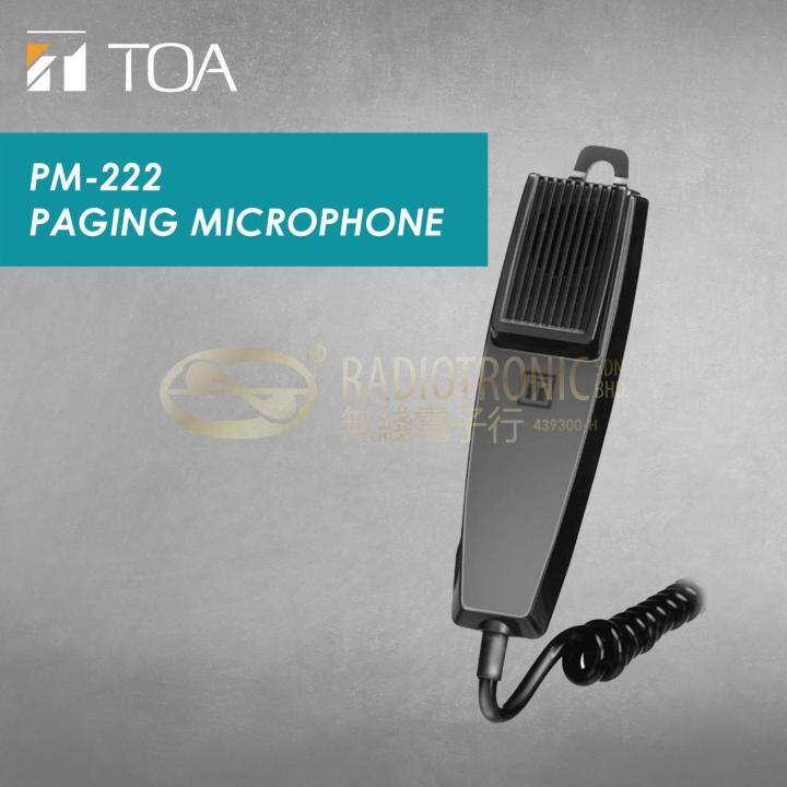 TOA PM-222 PAGING MICROPHONE | Lazada