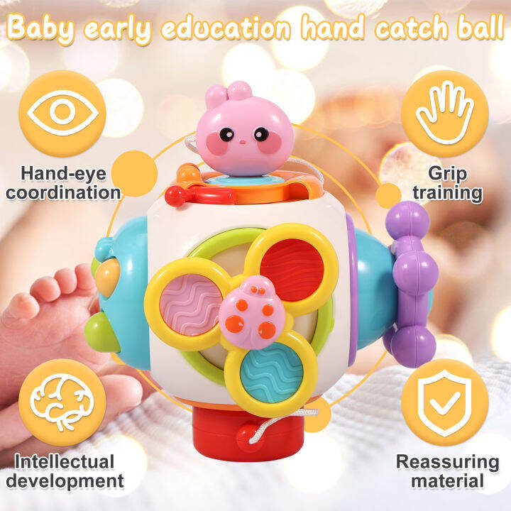 AOV Busy Cube for Kids 6-in-1 Activity Cube with Spinners Montessori ...