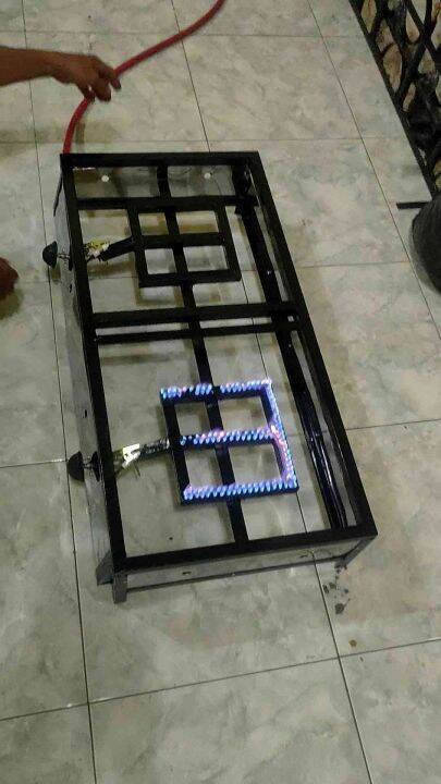 kompor roti bakar 2 tungku (40x80) pemantik (Kompor roti john,kebab ...