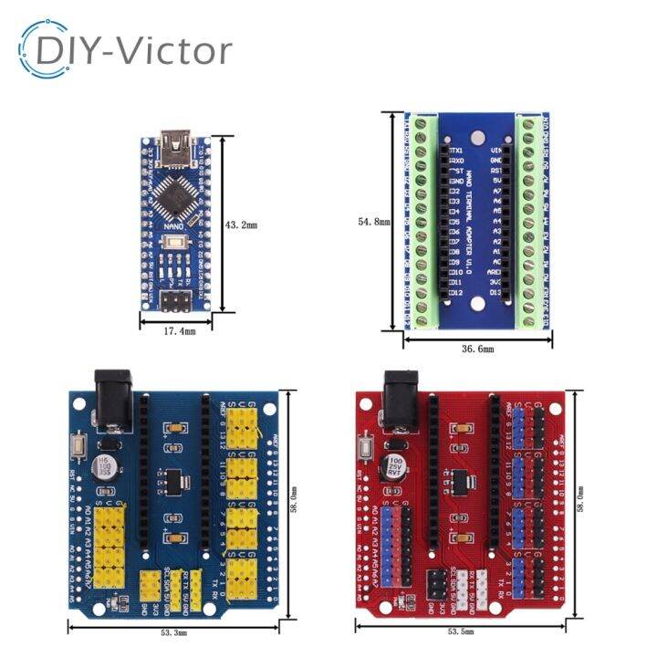 NANO IO Shield V3.0 3.0 Controller Terminal Adapter Expansion Board ...