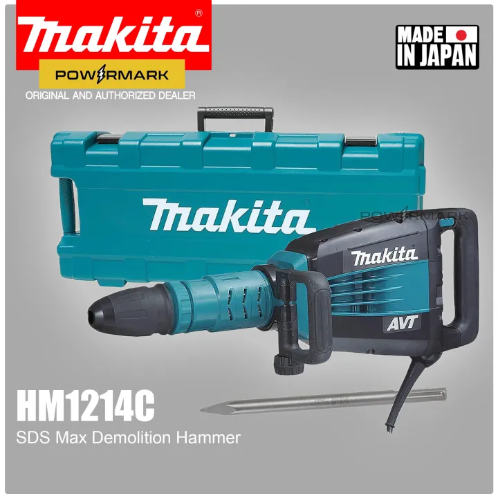 MAKITA HM1214C 25.7 J Demolition Hammer 1510W (18.96 ft·lbs) Made in ...