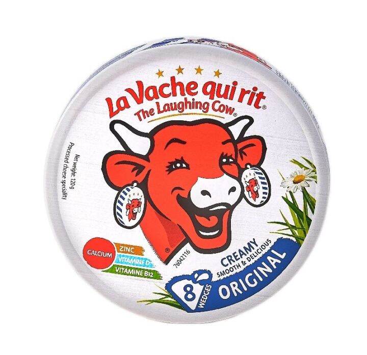 The Laughing Cow Cheese Spread Original 8p ++ ชีส ชีสวัวแดง 120 กรัม ...