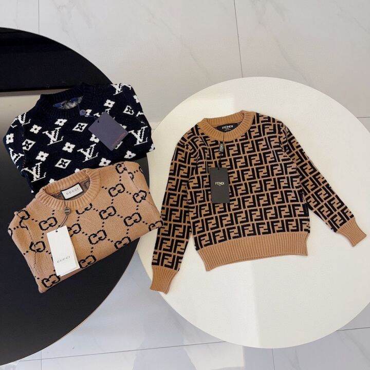 【พร้อม Brandtag】haute เสื้อกันหนาว คอกลม ผ้าถัก แบบสวมหัว แฟชั่นฤดู ...