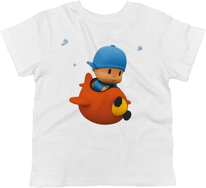 Baju Kaos Anak Pocoyo - Pilot Pocoyo Flying His Airplane | Lazada Indonesia