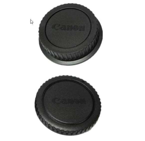 Canon Rear Lens Cap ฝาปิดท้ายเลนส์ + Body Cap ฝาปิดบอดี้ Canon DSLR ...
