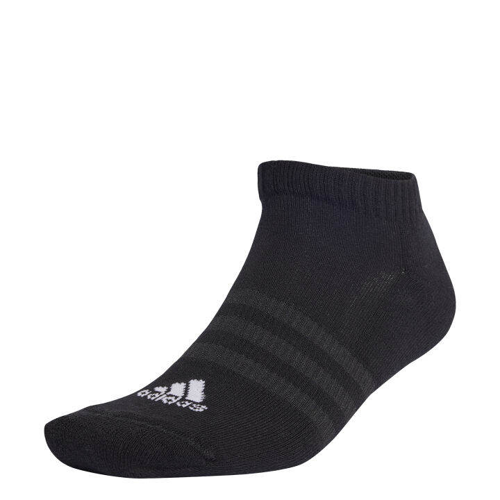 adidas Cushioned Sportswear Low-Cut Socks Unisex Black IC1331 | Lazada PH