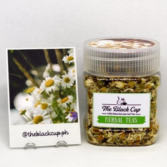 [TheBlackCup] Dried Chamomile Flower Tea 15G (Herbal/Tisane Tea ...