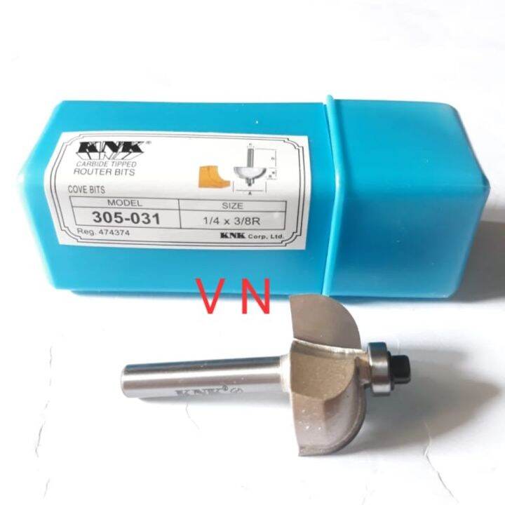 Mata Profil/Router 9.5 mm 305-031 Cove Bit Merk KNK | Lazada Indonesia