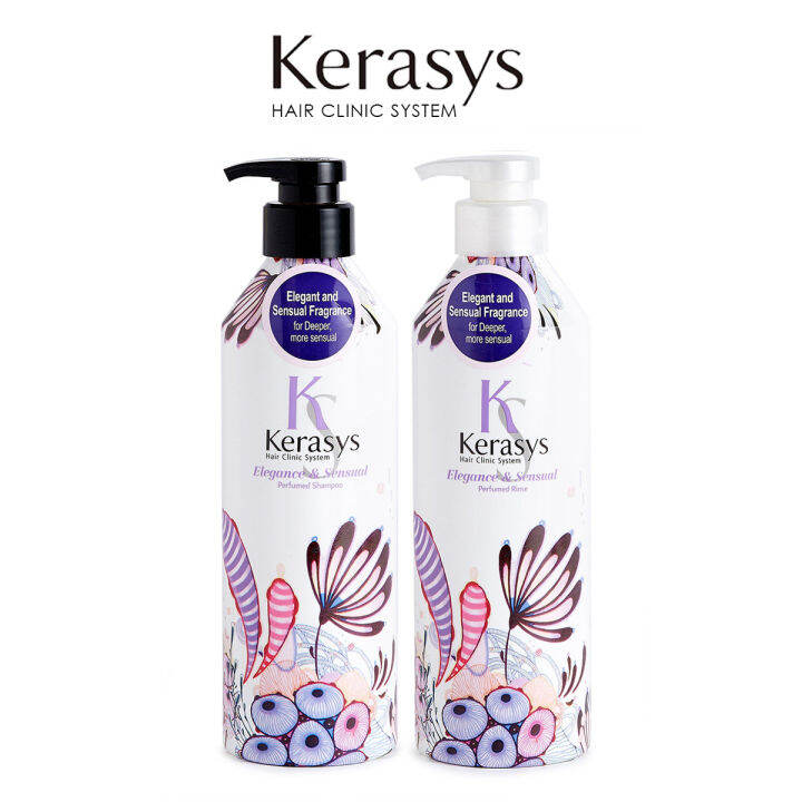Kerasys Perfume Elegance & Sensual 600ml (Shampoo / Conditioner) | Lazada
