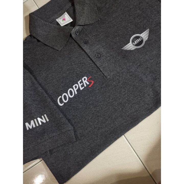 MINI COOPER Polo T Shirt Cotton Ready Stock | Lazada.co.th