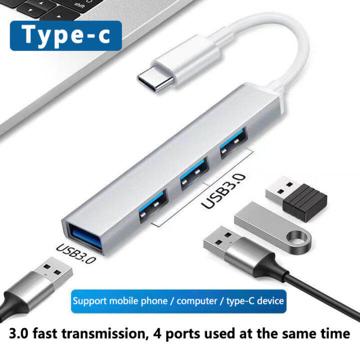 USB C HUB Hubs Type C USB Splitter Thunderbolt 3 USB-C Dock Adapter OTG ...