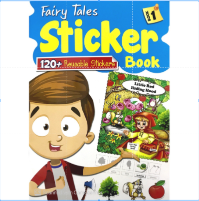 【Mind to Mind】Fairy Tales Sticker Book - 120+ Reusable Stickers - Book ...