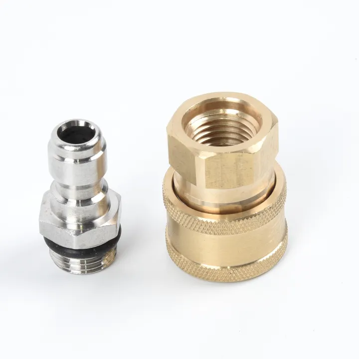 Pressure Washer Jet Wash Quick-Release Thread Connector Fittings For ...